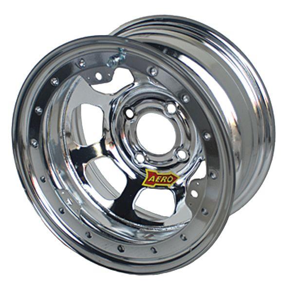 Aero Race Wheel AER33-284540 - Chrome, 13x8, 4x4-1/2" B/C, 4" Back ...