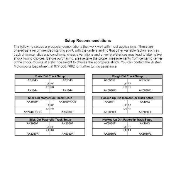 Bilstein Shocks BILAK1051 - Front Stock Mount Shock-GM Full & Mid Size ...