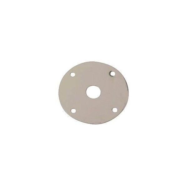 Capital Motorsports CAP1018 - 2-1/2" Diameter Chrome Hood Pin Plate ...