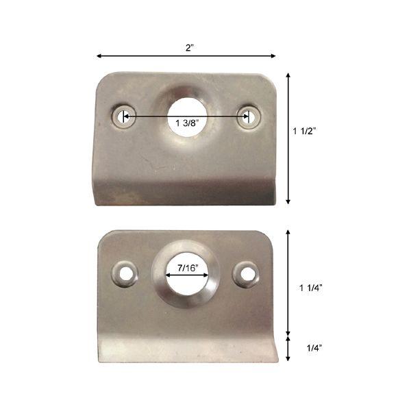 Capital Motorsports DZU3000-10 - Solid Dzus Plates for 7/16" Dzus ...