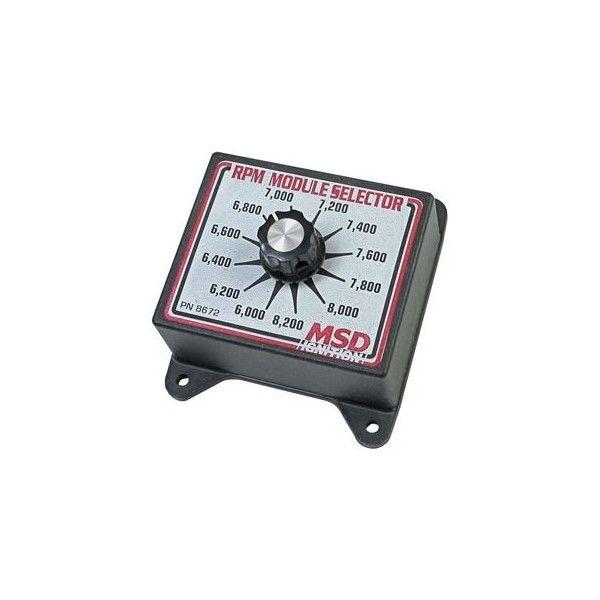 MSD Ignition MSD8672 - 6000-8200 RPM Module Selector Switch | Capital ...